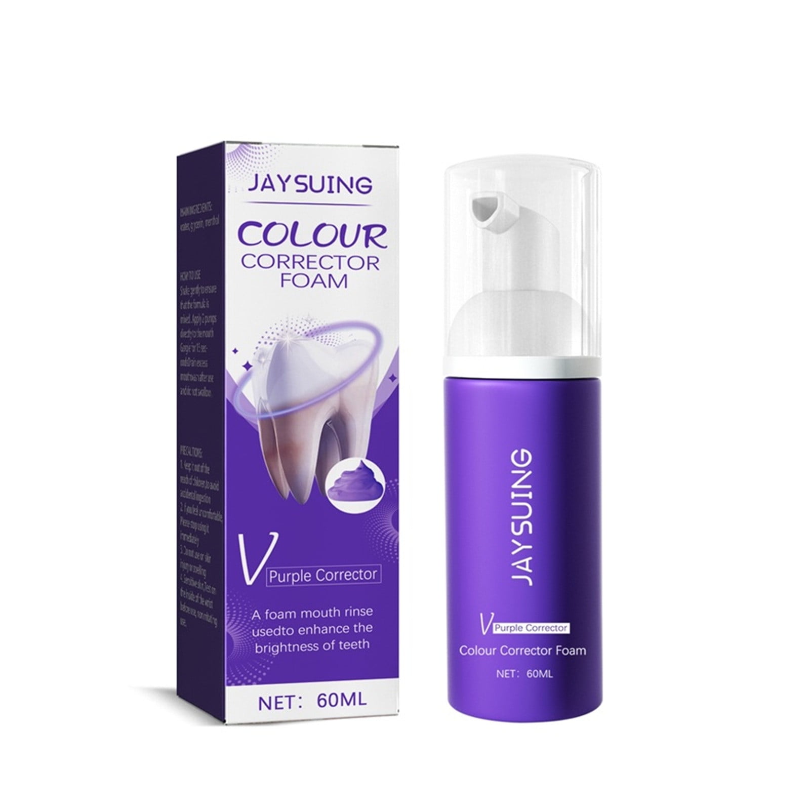 Beauty Clearance Under $15 60Ml Foam Color Corrector, Purple Tooth ...