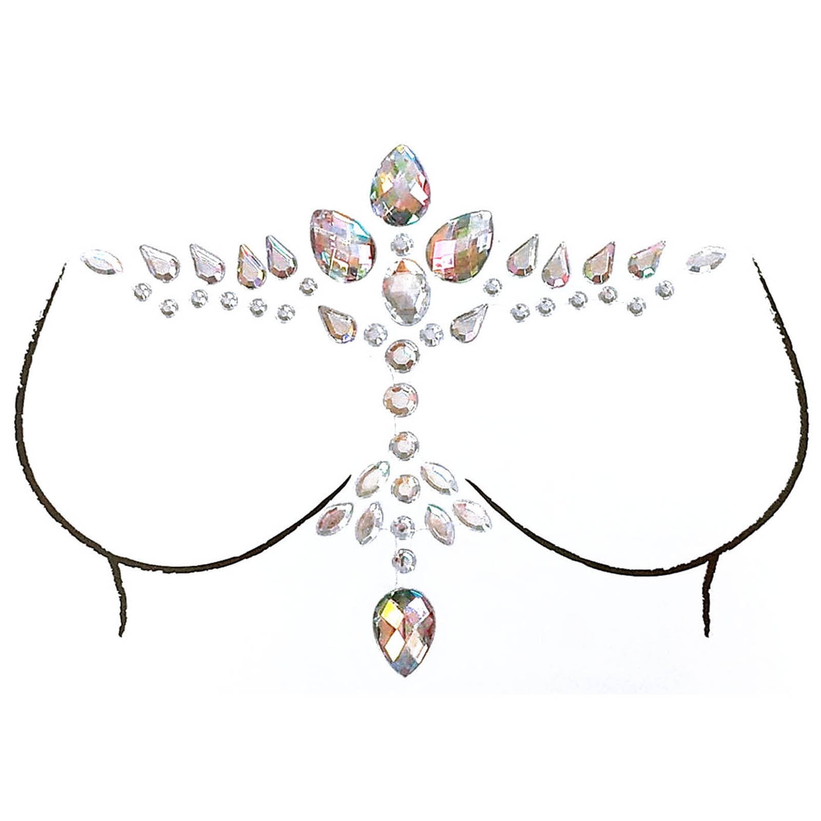 Beauty Clearance Under $15 Exquisite Acrylic Chest Sticker Diamond Art ...