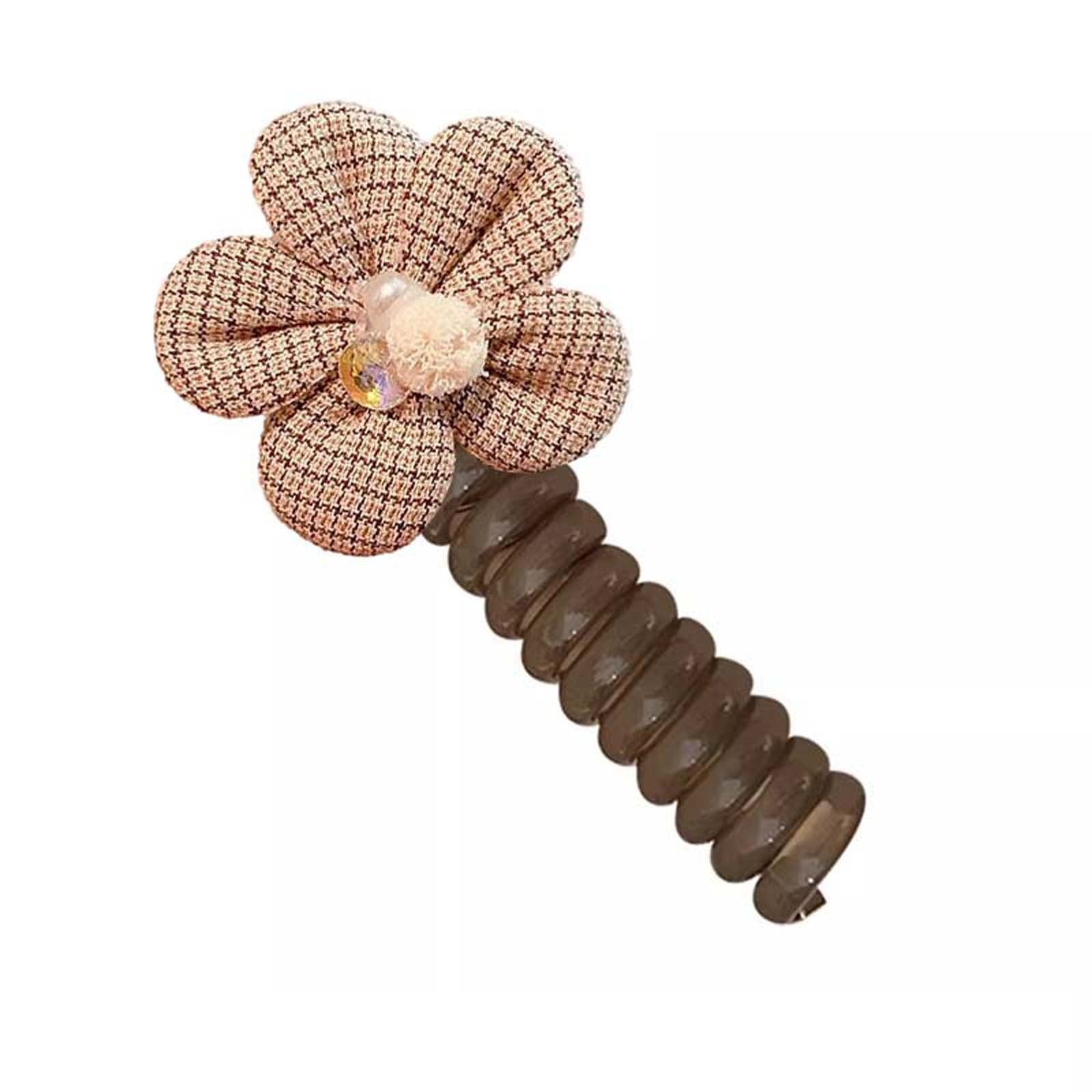 Beauty Clearance Under $15 High Grade Telephone Cable, Flower Hair Loop ...