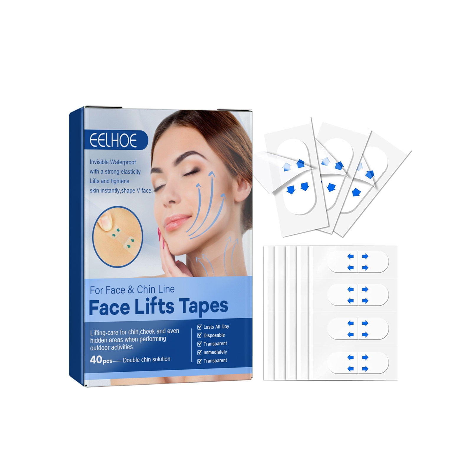 Beauty Clearance Under $15 Invisible Face Lifting Patch Skin Shrinking ...