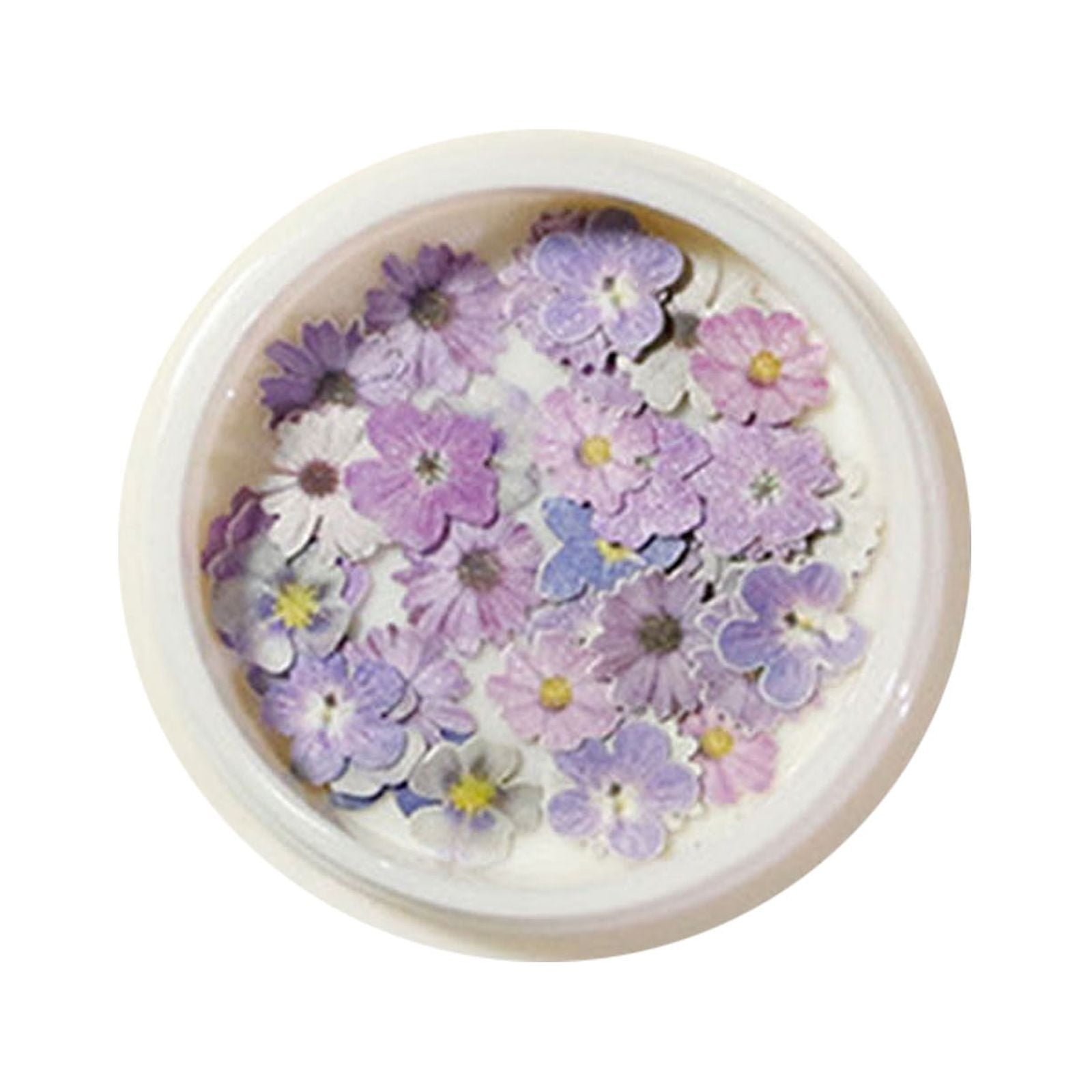 Beauty Clearance Under $15 Nail Art Flower Wood Pulp Sheet Mixed Color ...