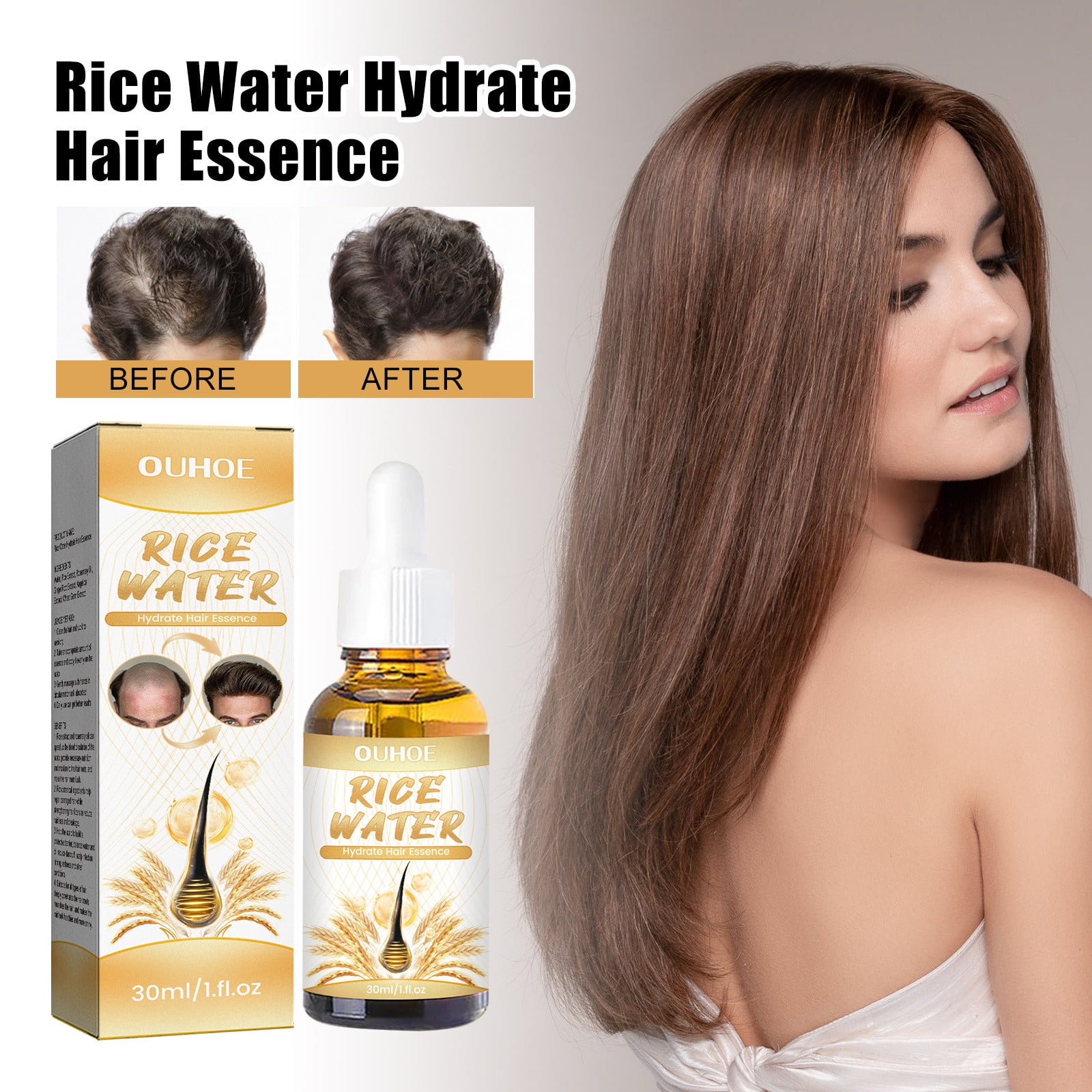 Beauty Clearance Under $15 Rice Water Hair Essence Dense Hair Essence ...