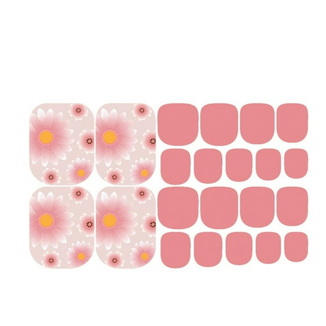 Beauty Clearance Under $5 Cute Toe Nail Stickers 22 Stickers Summer ...