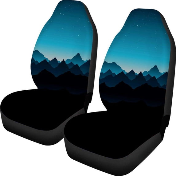 Beauty Collector Mountain Car Bucket Seat Covers Front Seat Protector ...