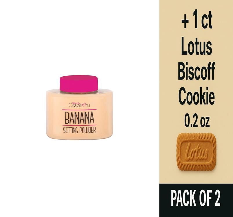 Beauty Creations Banana Setting Powder - Each - Pack of 2 & Lotus ...