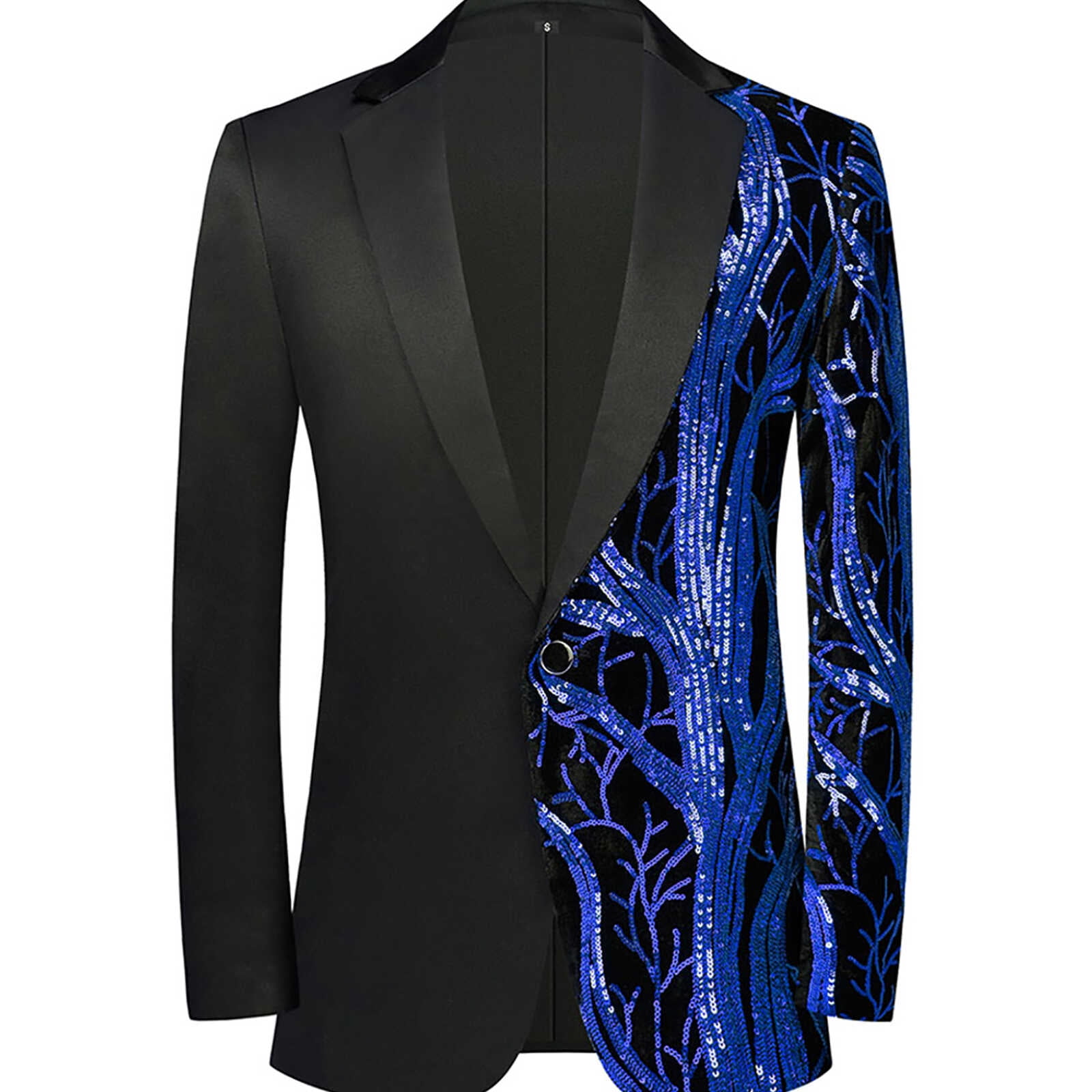 Beauty Emily Men's Oversized Casual Dance Sequin Suit Boutique Fashion ...