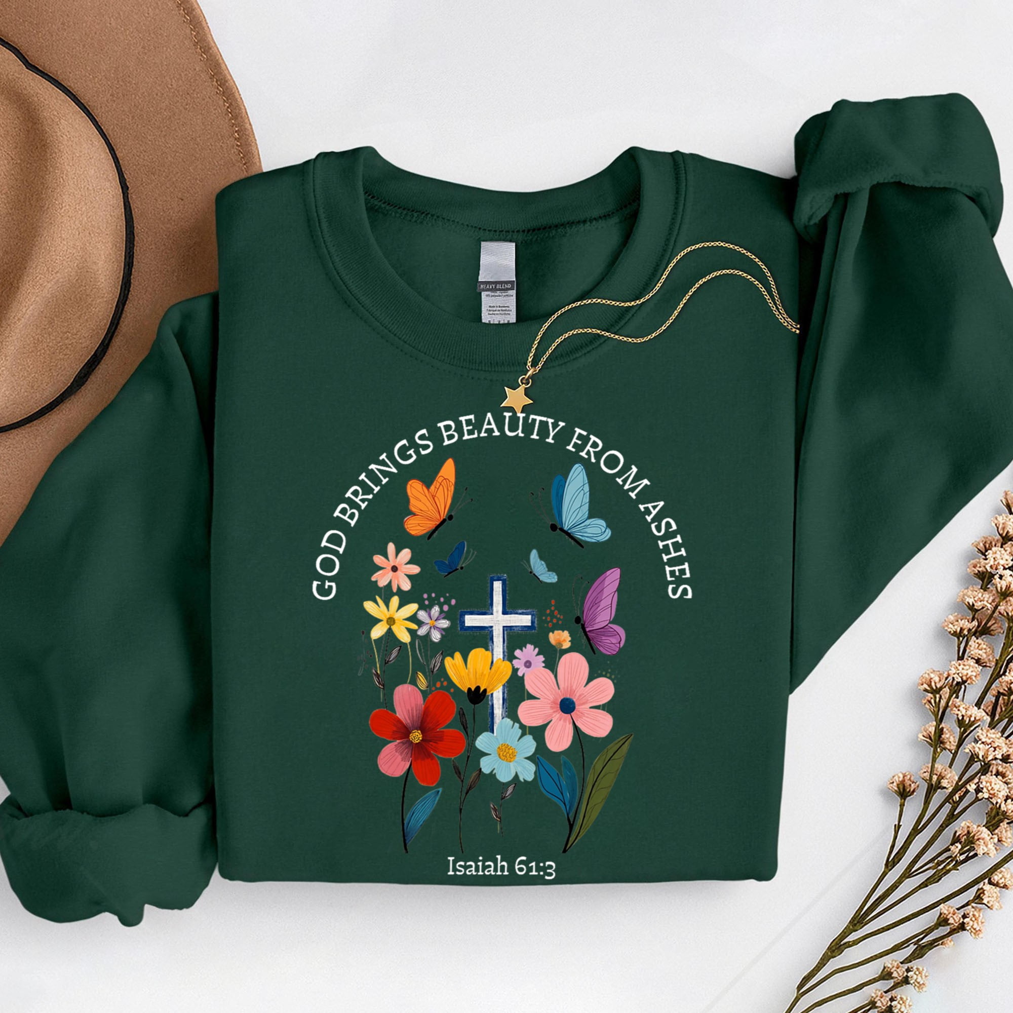 Beauty From Ashes – T-Shirt, Hoodie & Sweatshirt – Christian Theme ...
