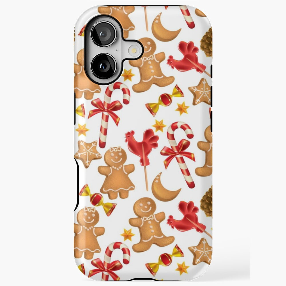 Beauty Ginger Cookies Christmas Phone Case 17 16 15 14 13 12 11 Pro Max ...