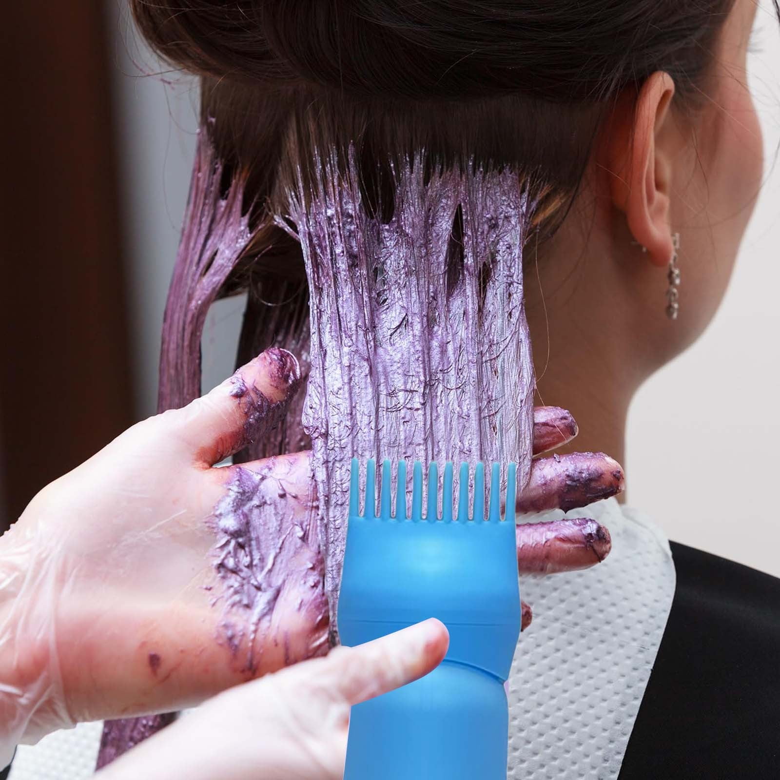 Beauty Hair Coloring Root Comb Bottle Applicator 6 Ounce Oil Applicator ...
