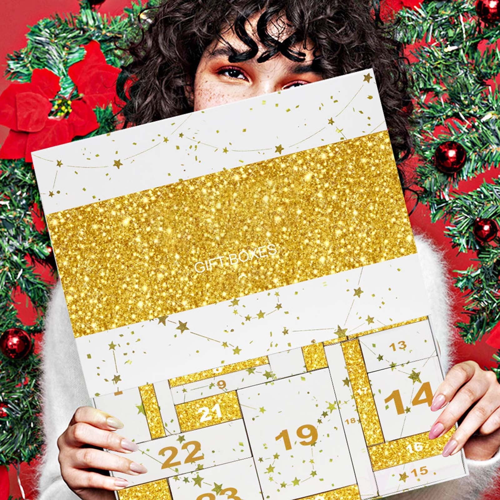 Beauty Holiday Calendar Makeup 24 Days Beauty Advent Calendar, Makeup ...