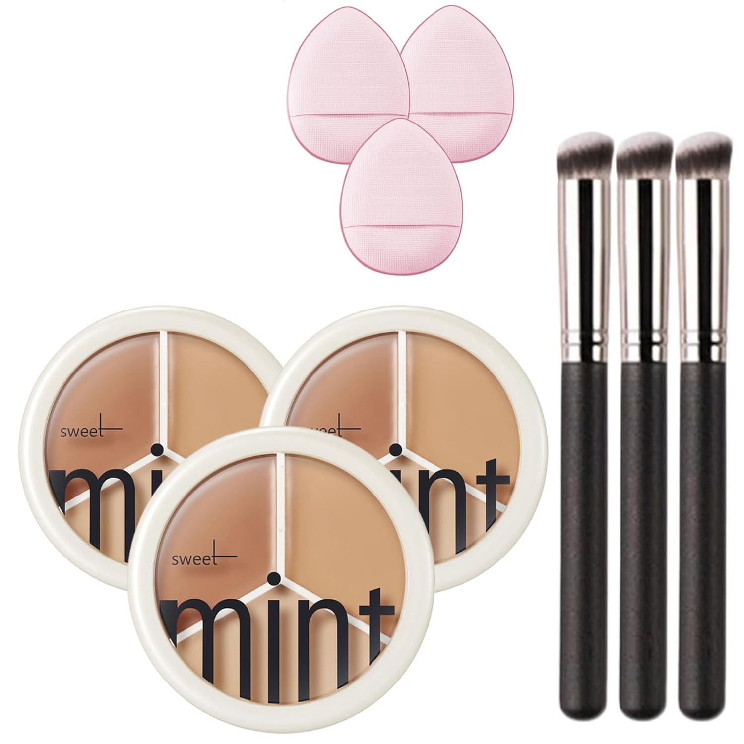 Beauty Lust Tri Color Concealer, Tri-Color Concealer Palette Of Covers ...