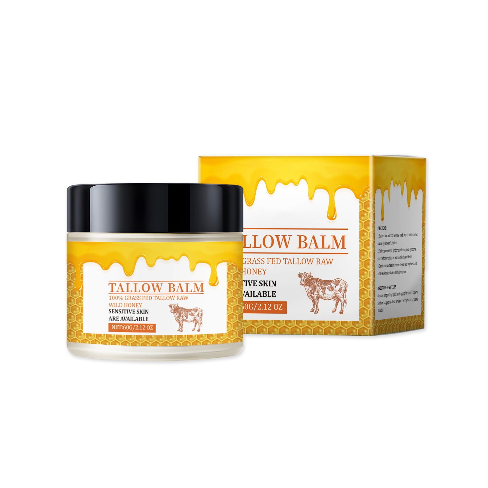 Beauty Beauty Makeup Cosmetics Beef Tallow Balm Beef Tallow Cream For