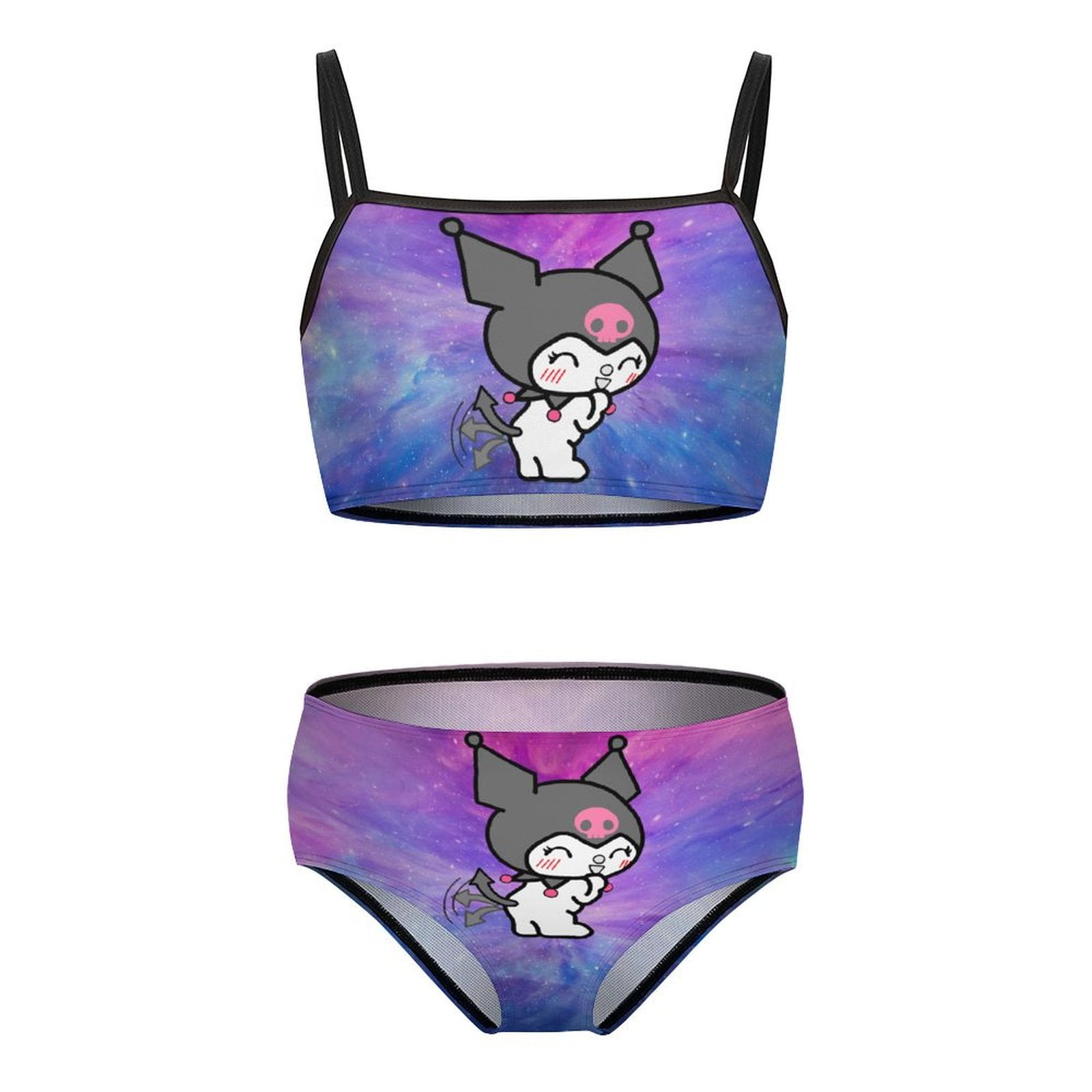 Beauty My Melody Children's Swimsuit Girl's Swimwear 2 Piece Bikini ...