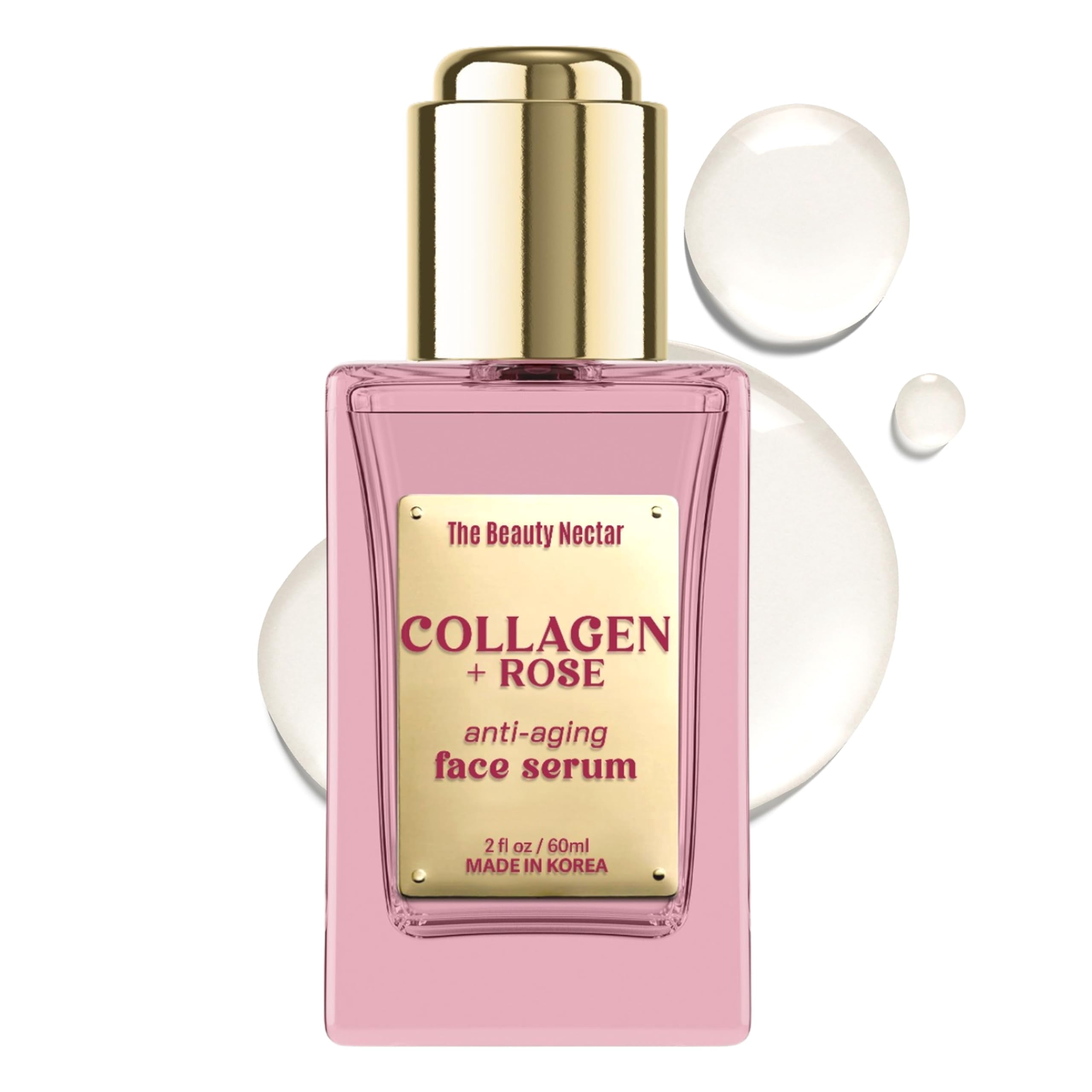 The Beauty Nectar Collagen & Rose Face Serum – Dermatologist Tested ...