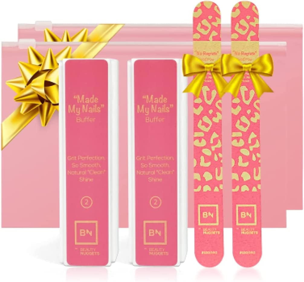 Beauty Nuggets Made My Nails Buffer, Ultimate Shine 3 Way Nail Buffing ...