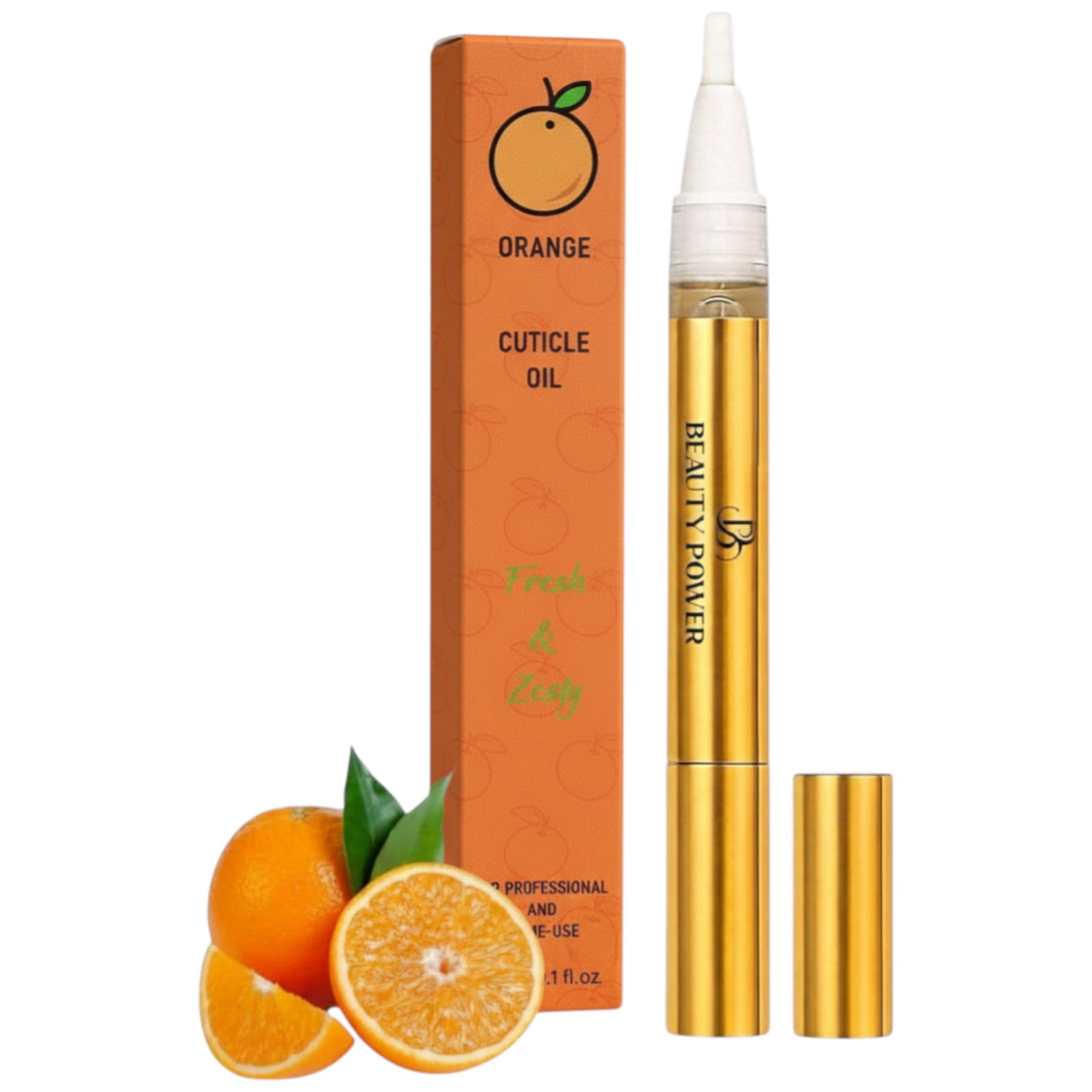 Beauty Power Nail Oil Cuticle Pen - Orange - Nail Strengthener & Growth ...