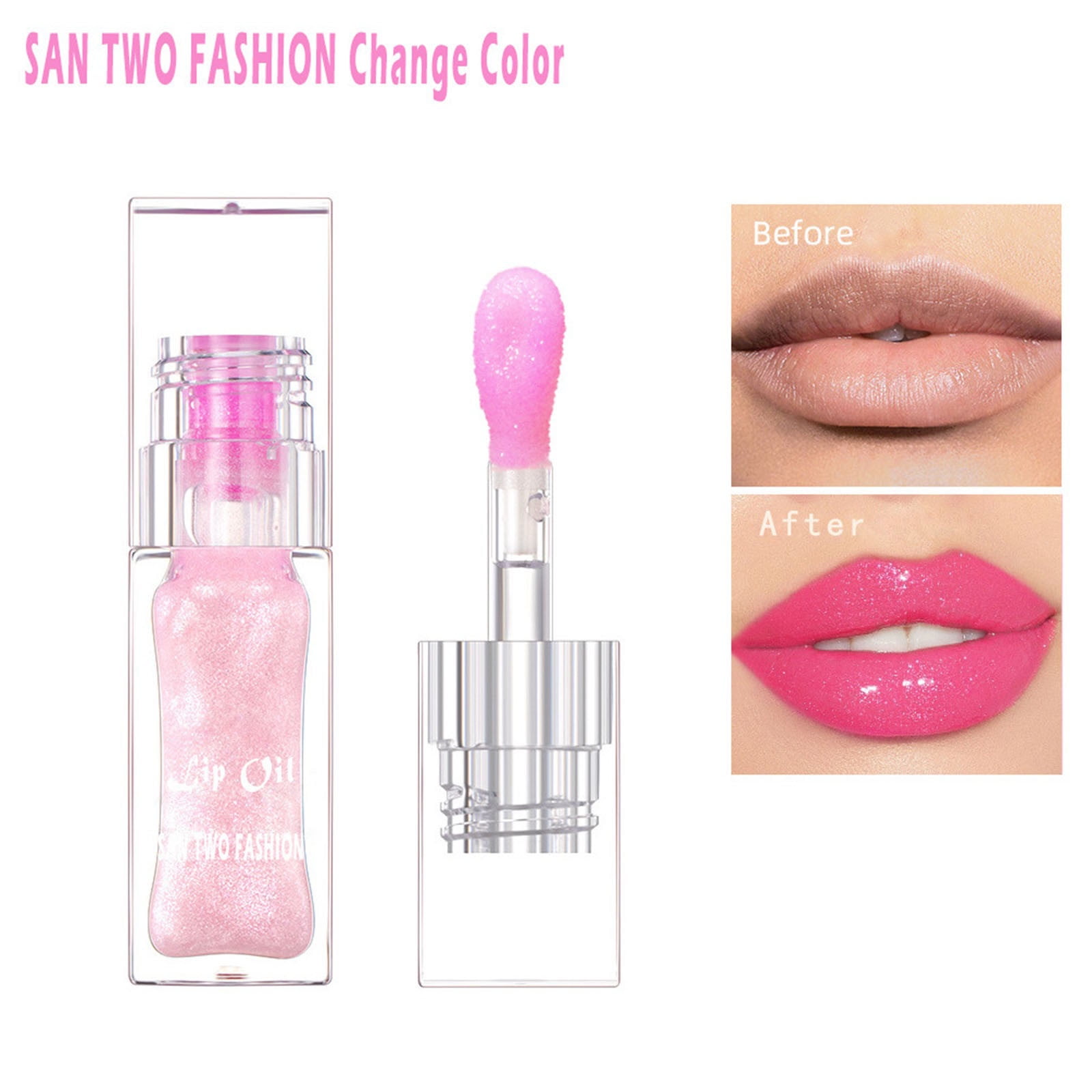 Beauty Product Clearance! Magic Color Changing Lip Oil V2, Color Change ...