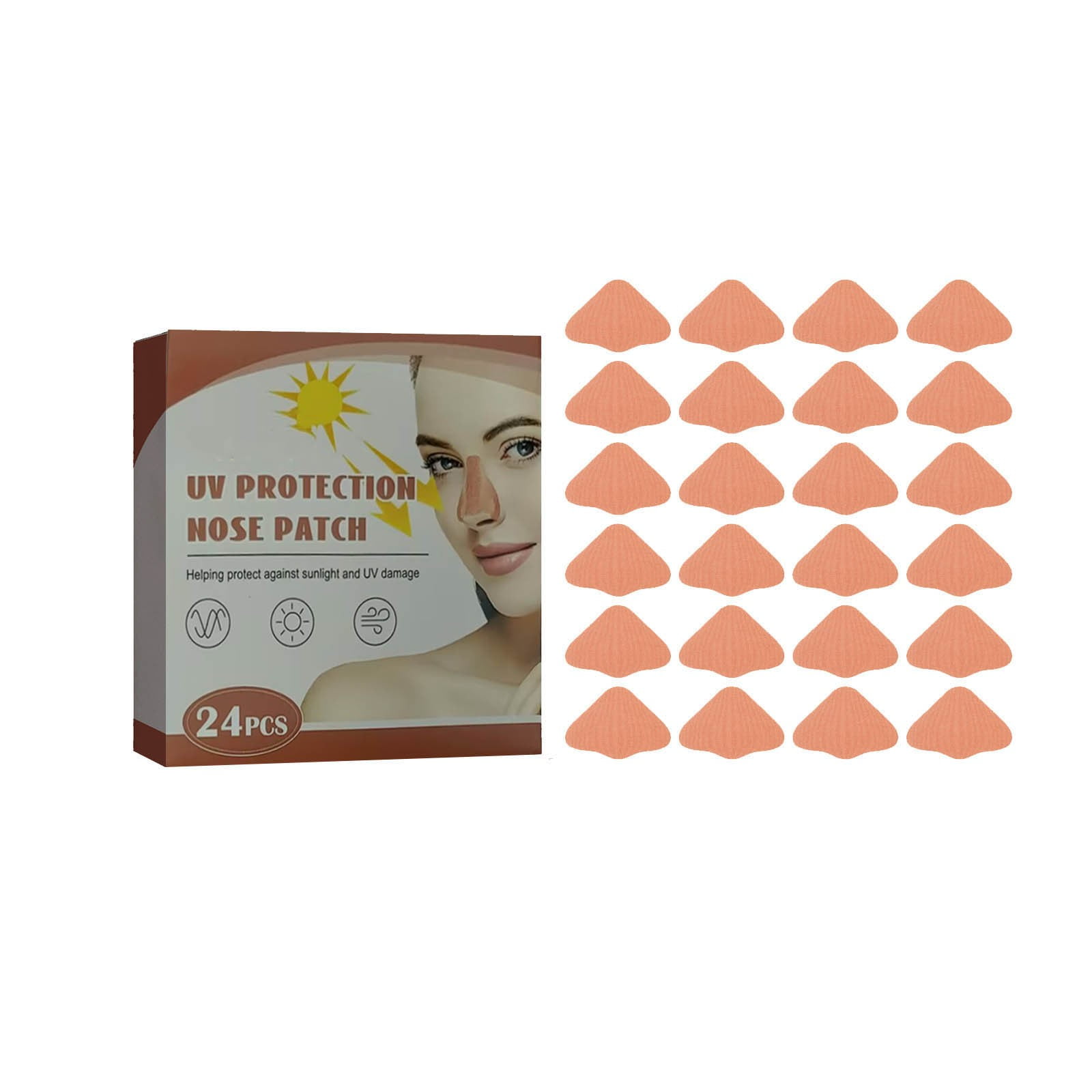 Beauty Products for Women, 24 Set Sun Protection Nose Patch ...