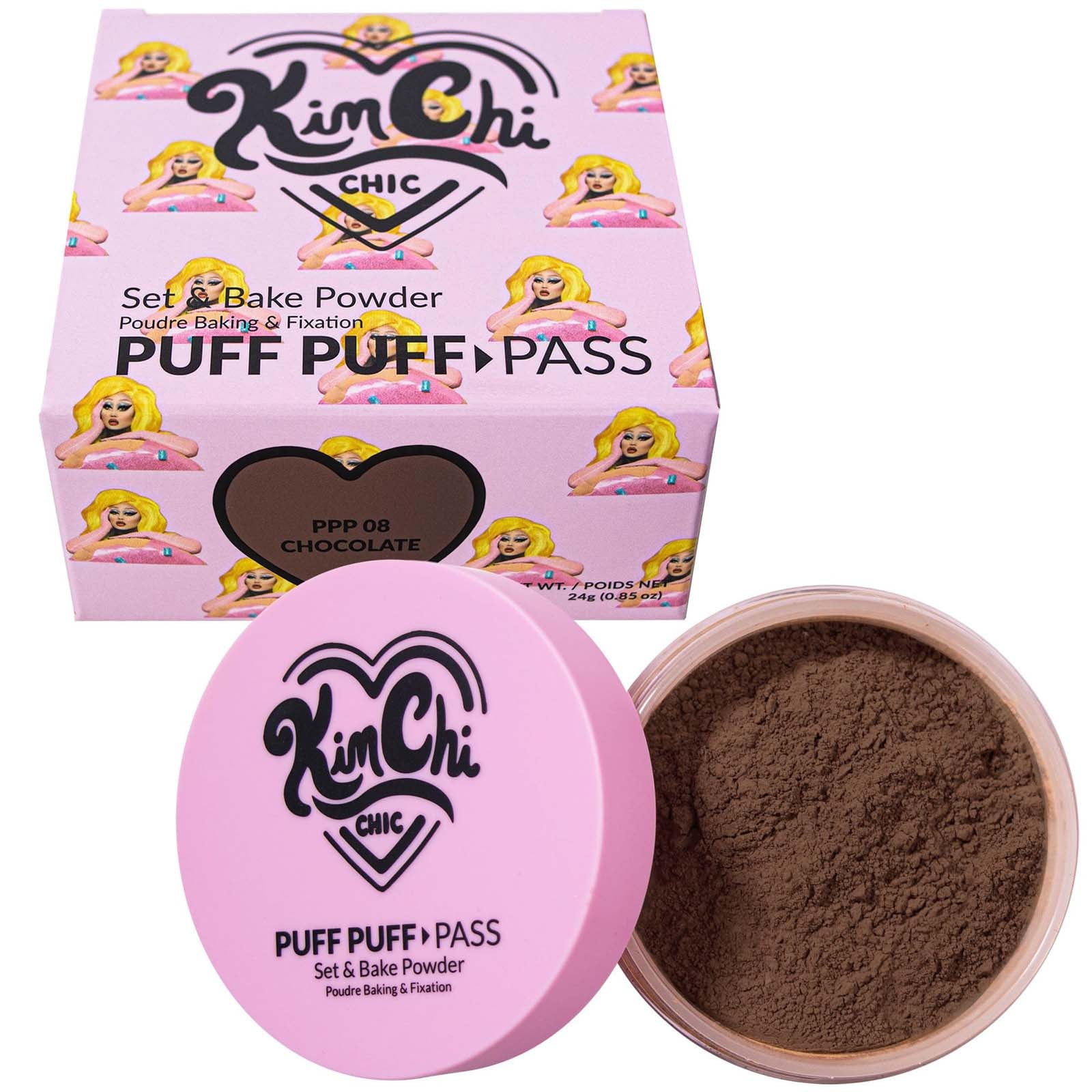 Beauty Puff Puff Pass Set and Bake Powder, Loose Face Powder with Extra ...