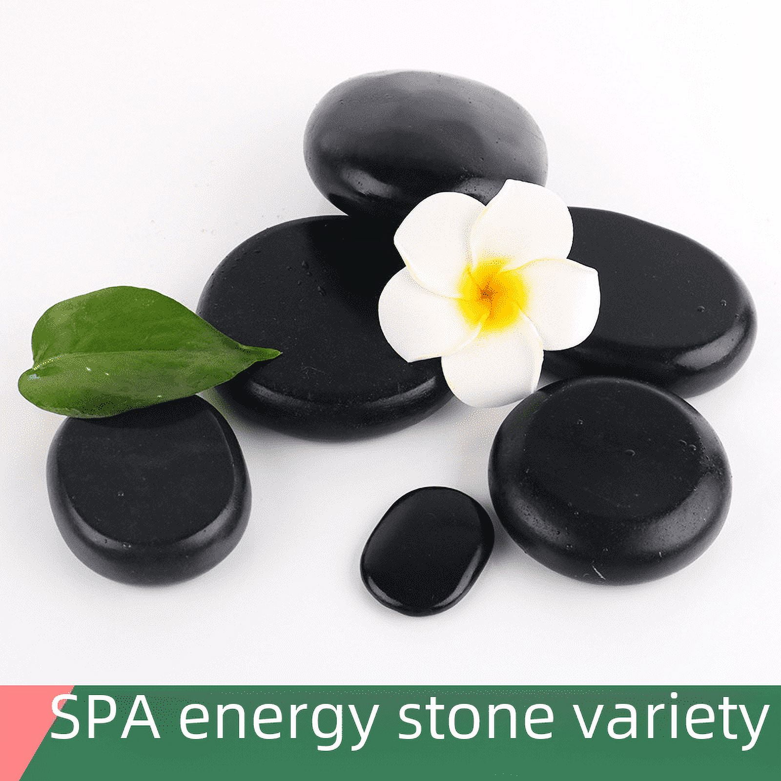 Beauty SPA health massage energy stone natural volcanic hot stone back ...