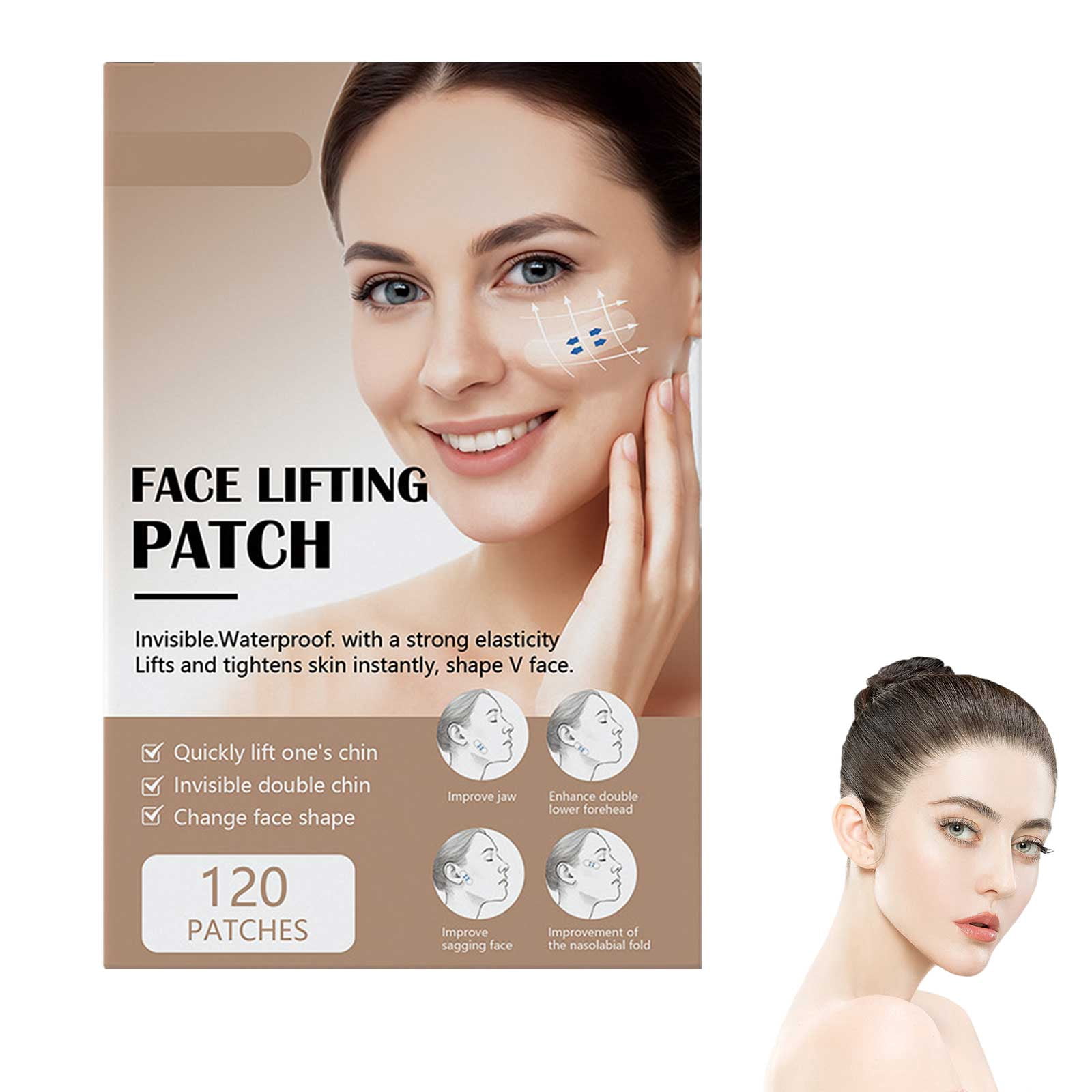 Beauty On Sale 120 Pcs Face Tape Lifting Neck Tape Facelift Tape For ...