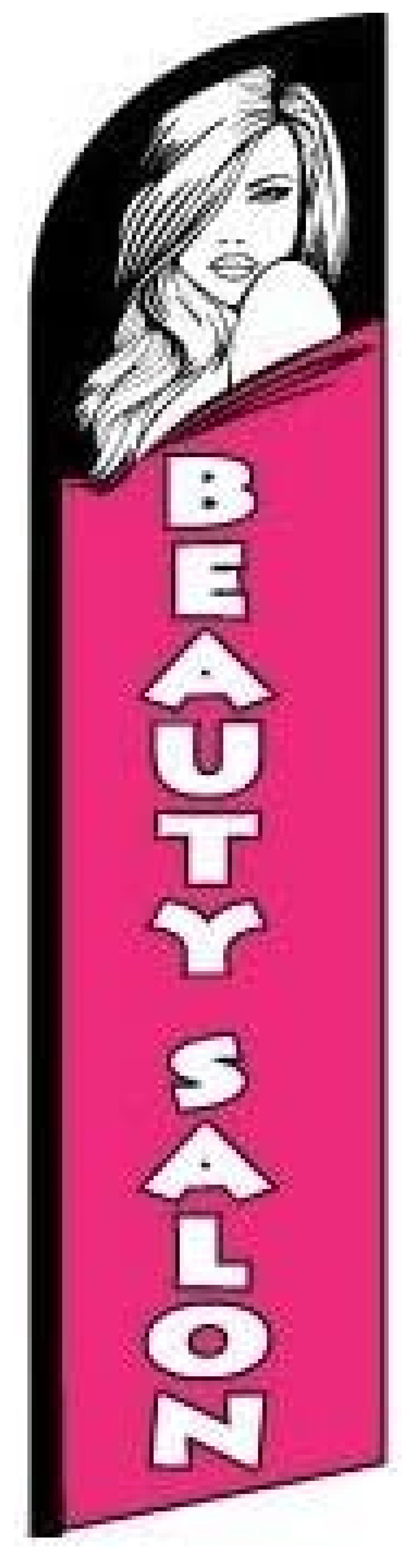 Beauty Salon King Single Flag | 11.5ft x 2.5 ft Advertising Beauty ...