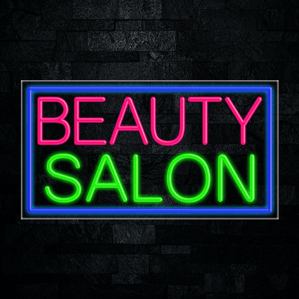 Beauty Salon-LED Neon Sign 33"L x 18"H #31052 - Walmart.com