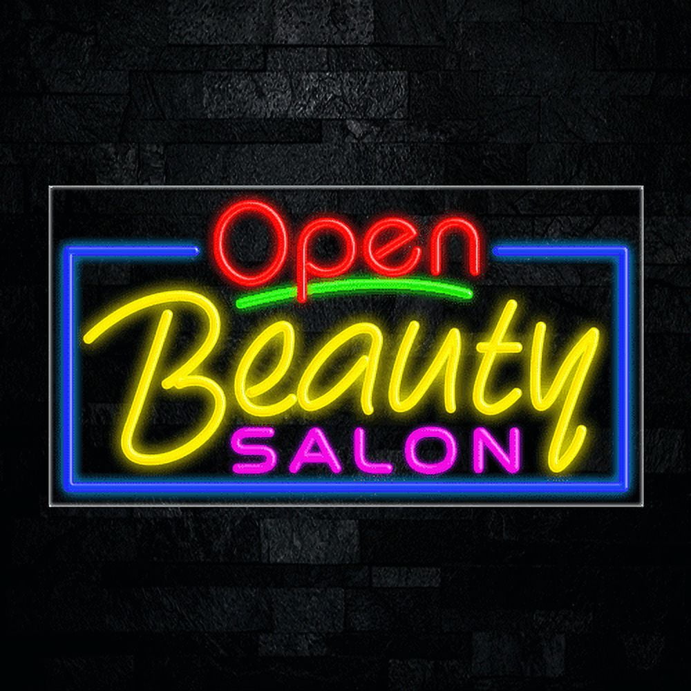 Beauty Salon LED Neon Sign 33"L x 18"H #35401 - Walmart.com