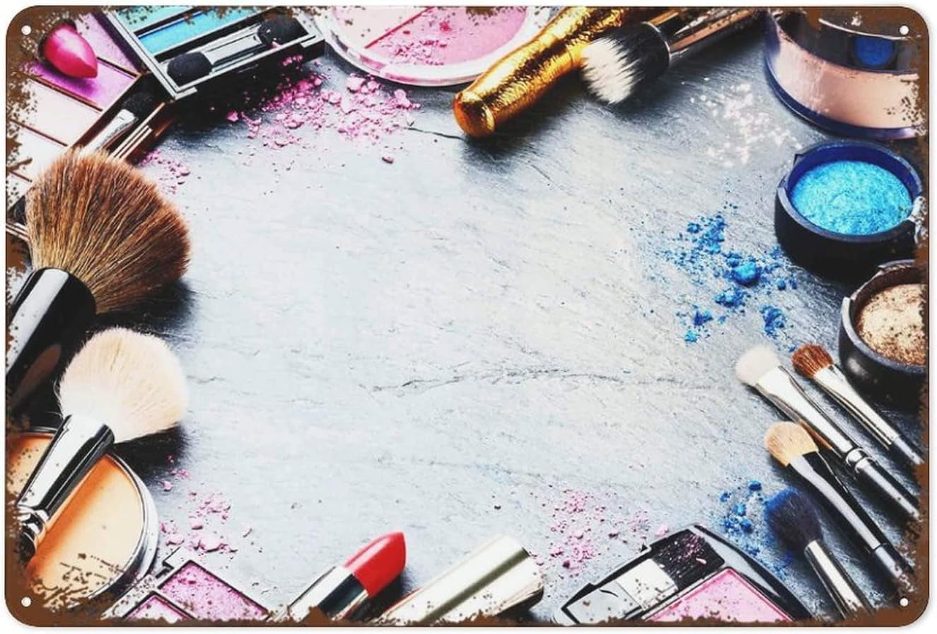 Beauty Salon Makeup Model Hair Nail Manicure Vinyl Sticker Decal Mural ...