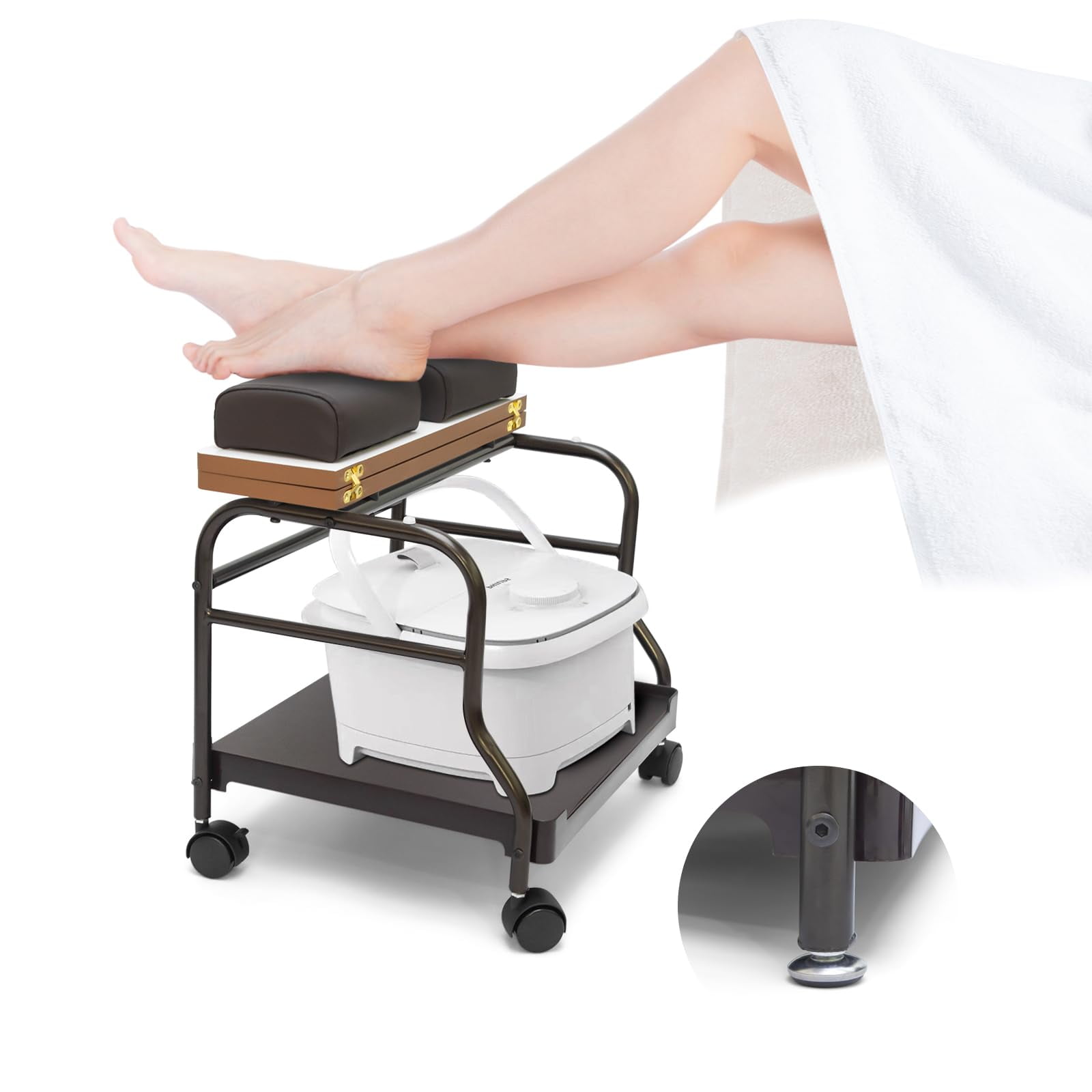 Beauty Salon Nail Or Foot Bath Spa Portable Esthetician Trolley Cart ...