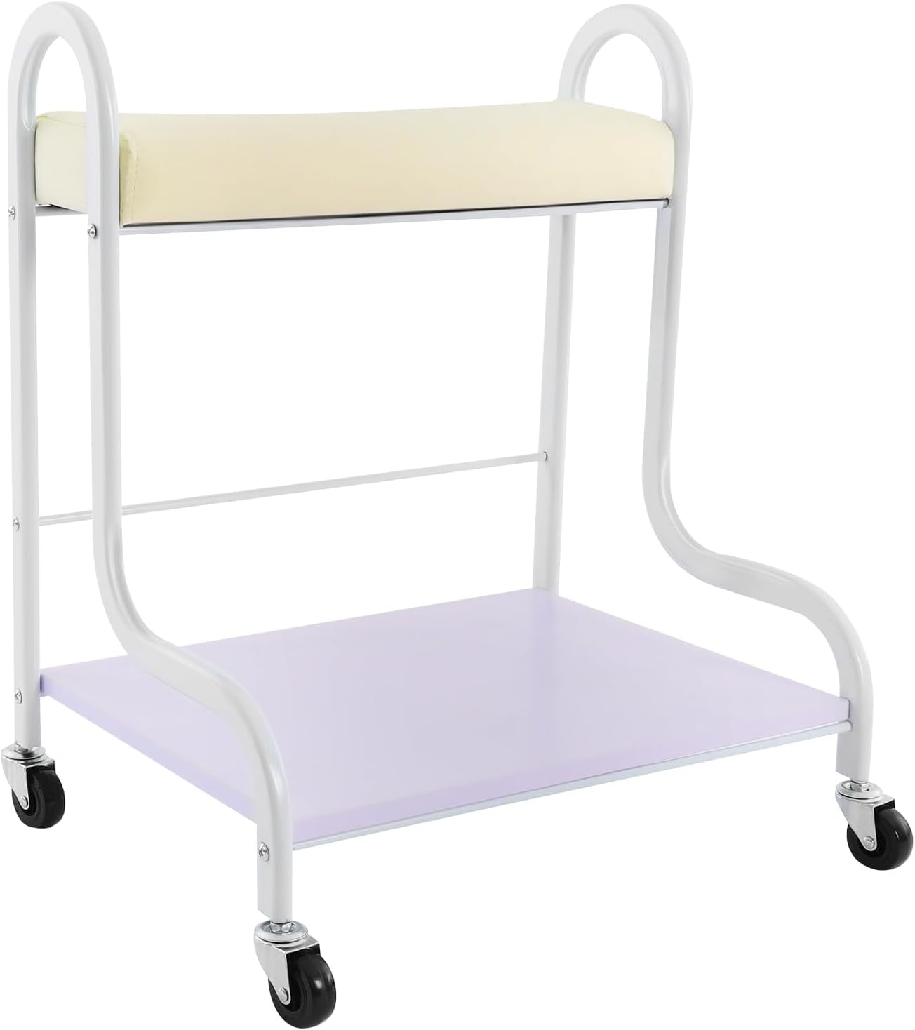 Beauty Salon Trolley Pedicure Cart with Wheels, Foot Bath Trolley ...
