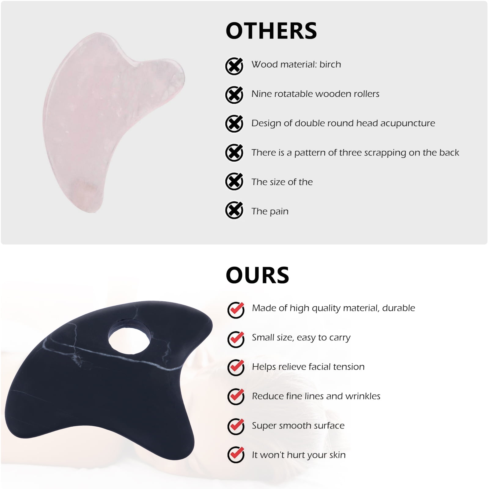 Beauty Scraping Plate1Pc Beauty Scraping Plate Massage Gua Sha Plate ...