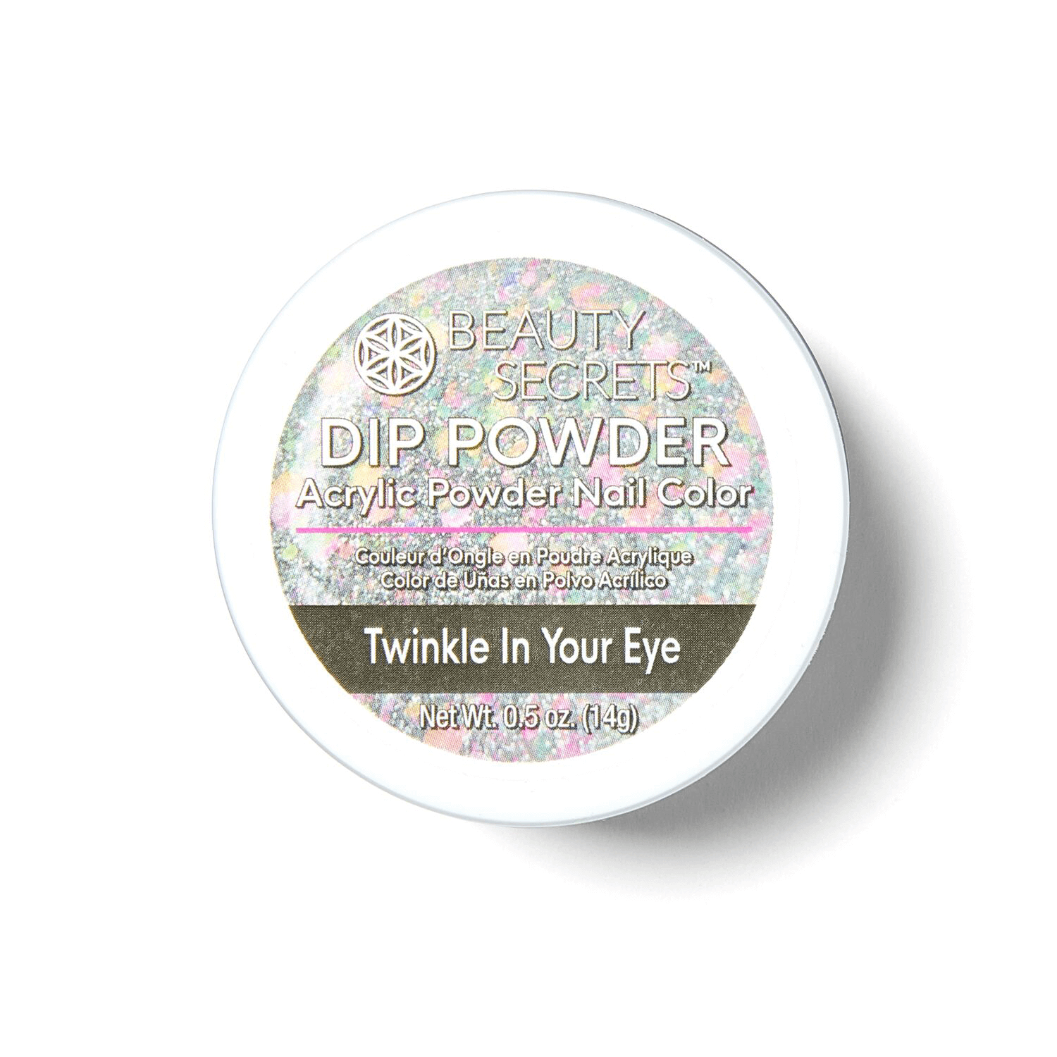 Beauty Secrets Twinkle In Your Eye Chunky Glitter Dip Powder, .5 Ounce ...