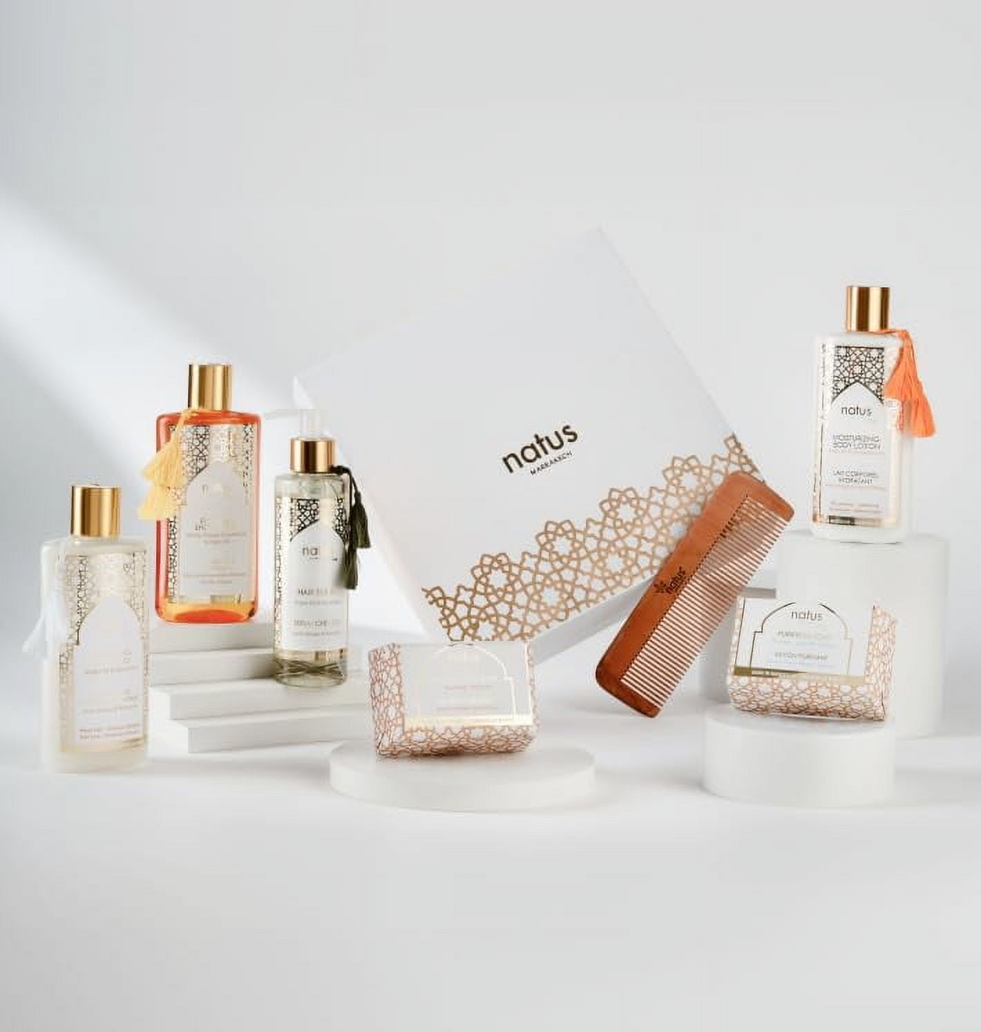 Beauty Set for Women SAF21 with Argan Oil - Shampoo, Shower Gel, Hair ...