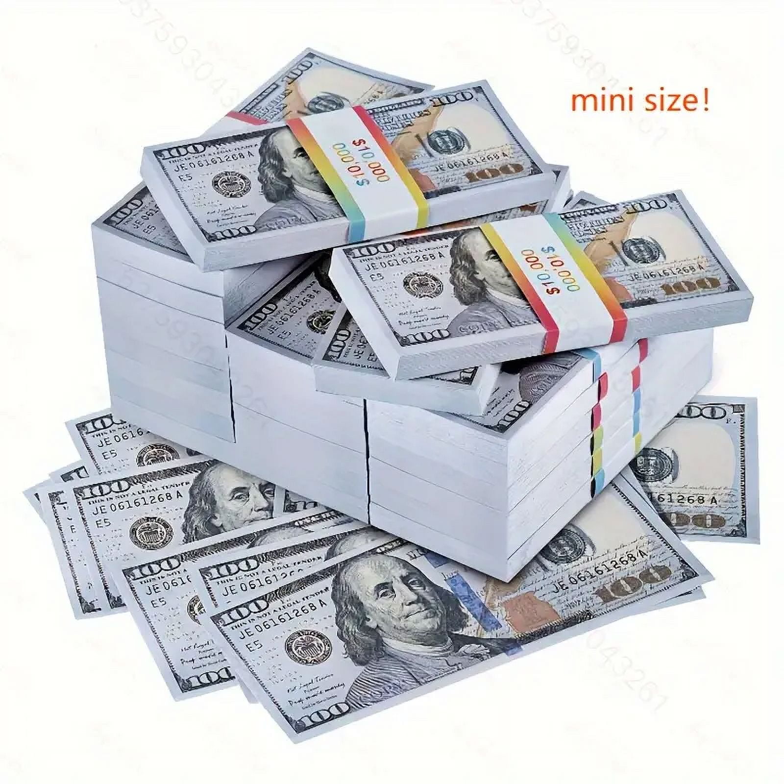 Beauty Simulation Props, 100 $100 Props, Bills Toys, Fake Dollars ...