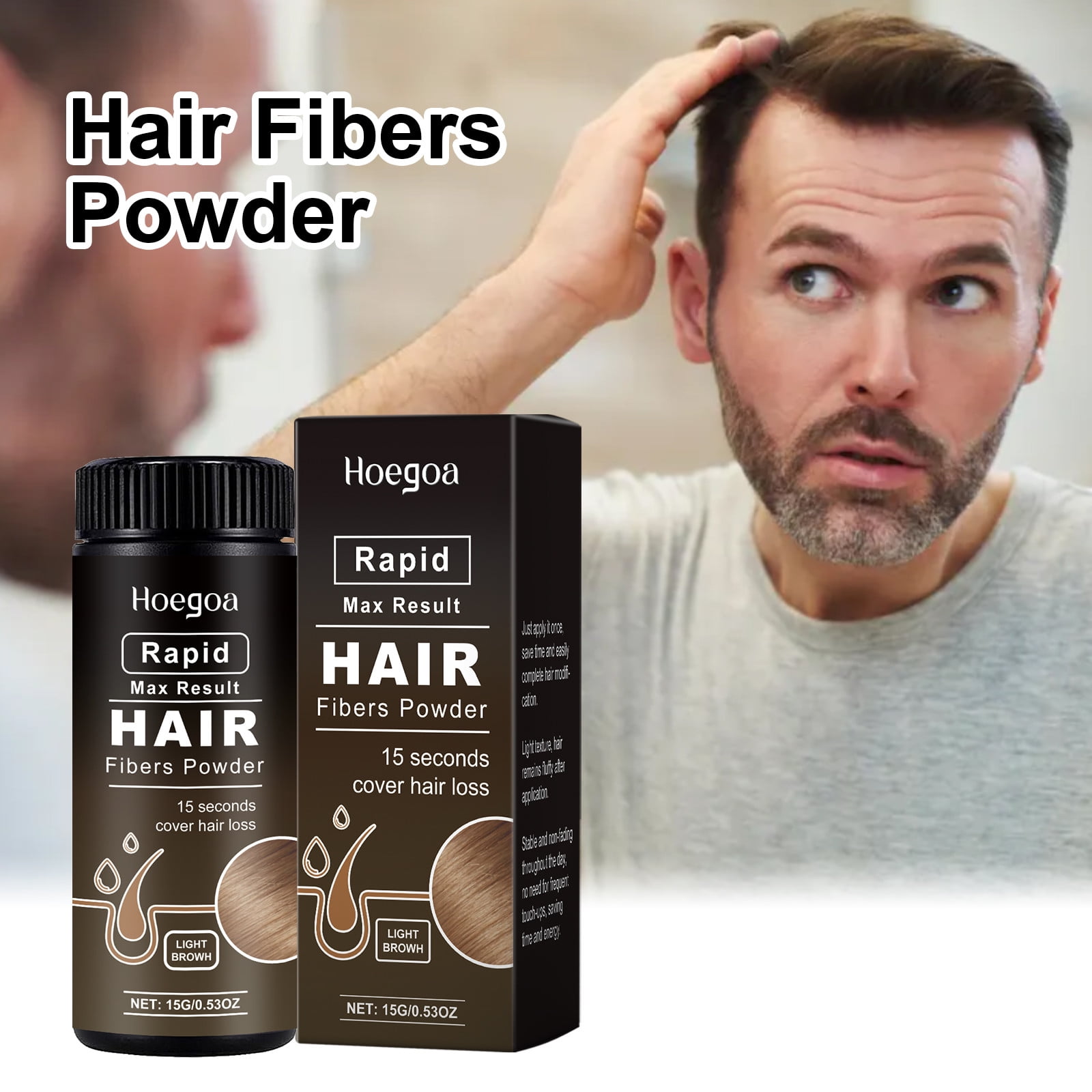 Beauty Skincare Zougou Light Brown Hair Line Powder Shadow Powder ...