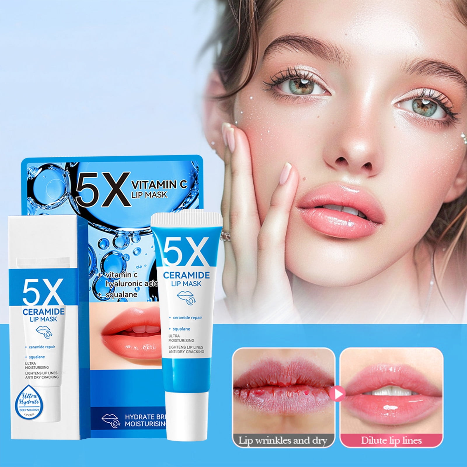 Beauty Skincare Zougou Mini Lip Gloss Lip Balm Tinted Lip Balm For ...