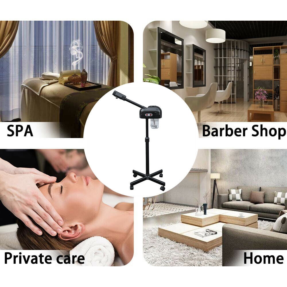 Beauty Steam & Ozone Sprayer with Adjustable Height – Nano Ion Technology for Deep Skin ...
