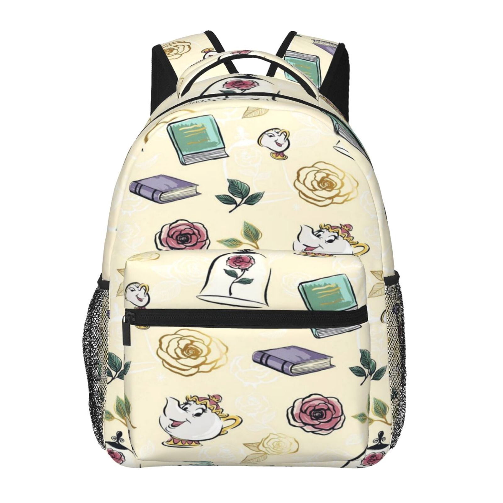 Beauty The Be-as Backpack Cute Cartoon Lightweight Backpacks Portable ...