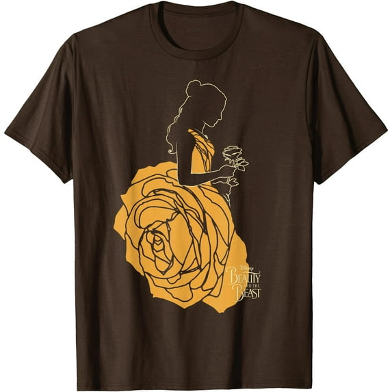 Beauty & The Beast Belle Rose Dress Graphic DTG Print Unisex T-Shirt ...