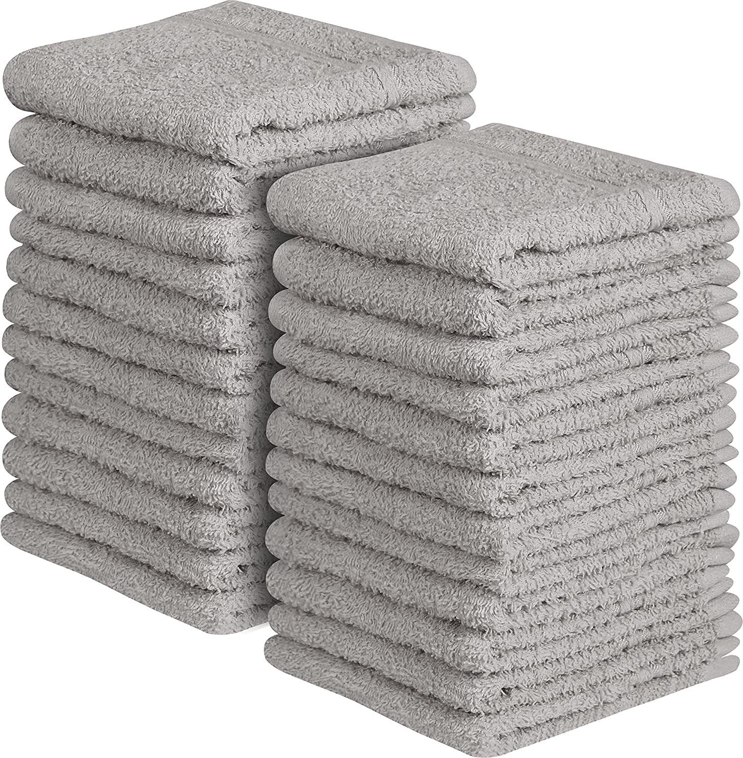 Beauty Threadz Cotton Washcloths, Grey(24 Pack) - Walmart.com