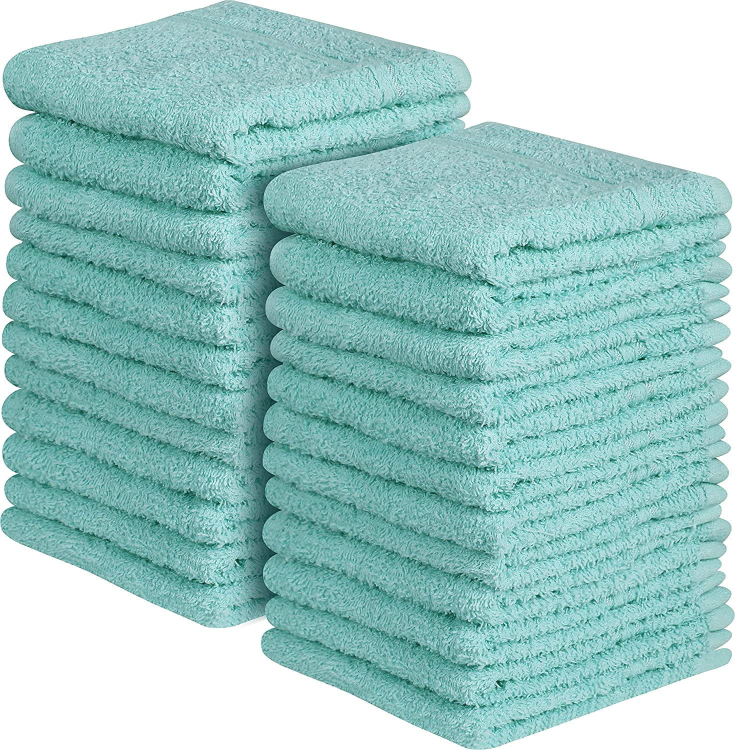 Beauty Threadz Cotton Washcloths, Ice Blue(24 Pack) - Walmart.com