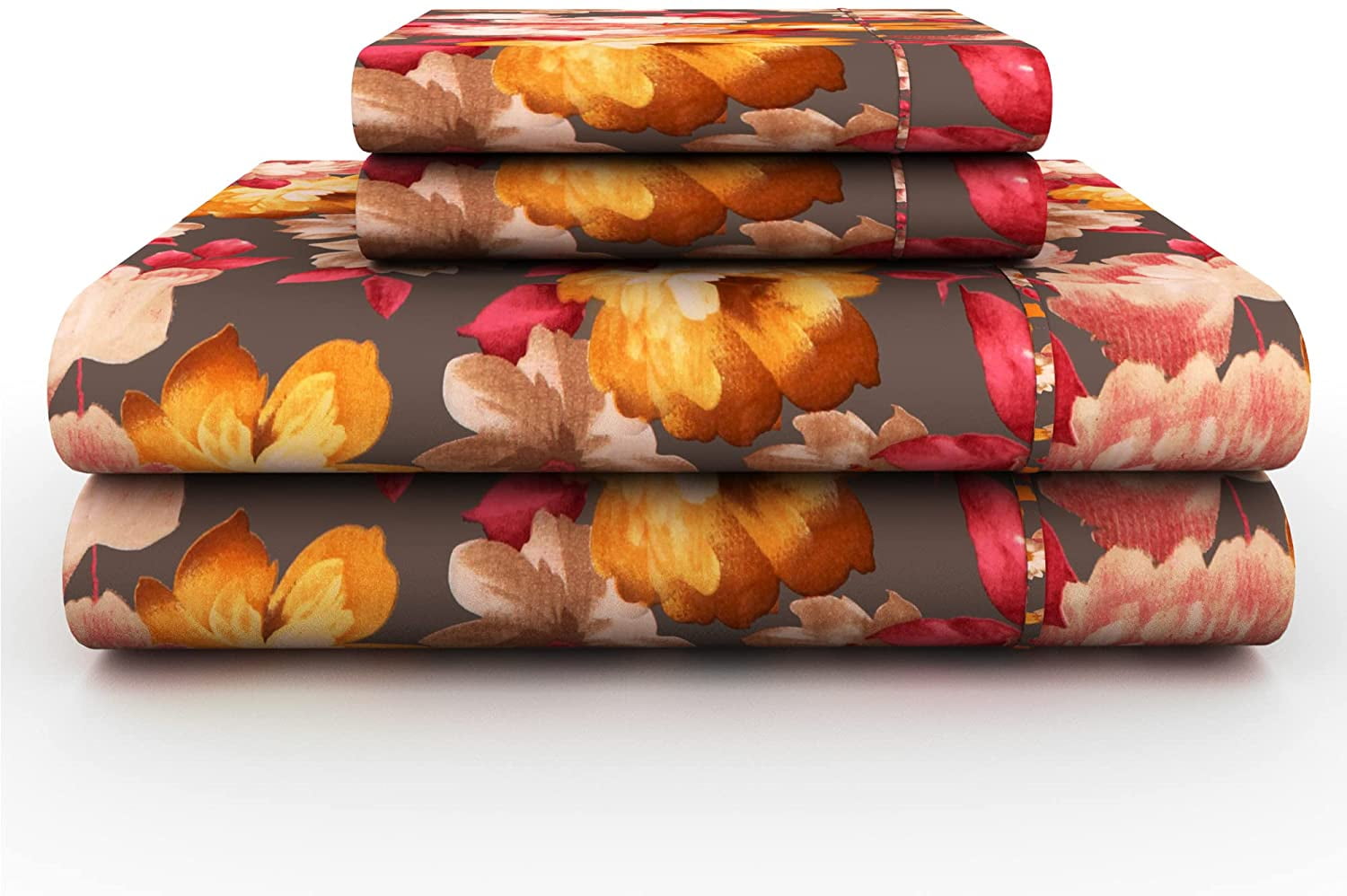Beauty Threadz Microfiber Bed Sheet Set Lightweight Set - Flat Sheet ...