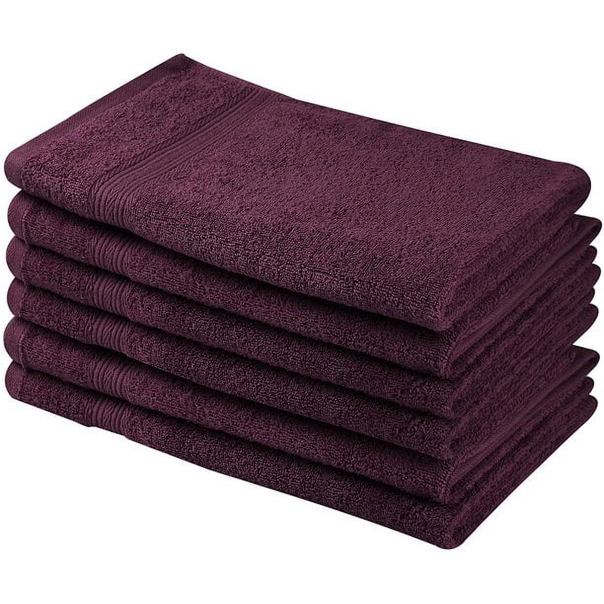 Beauty Threadz Ultra Soft 6 Pack Hand Towels 16x28 - 100% Pure Ringspun ...