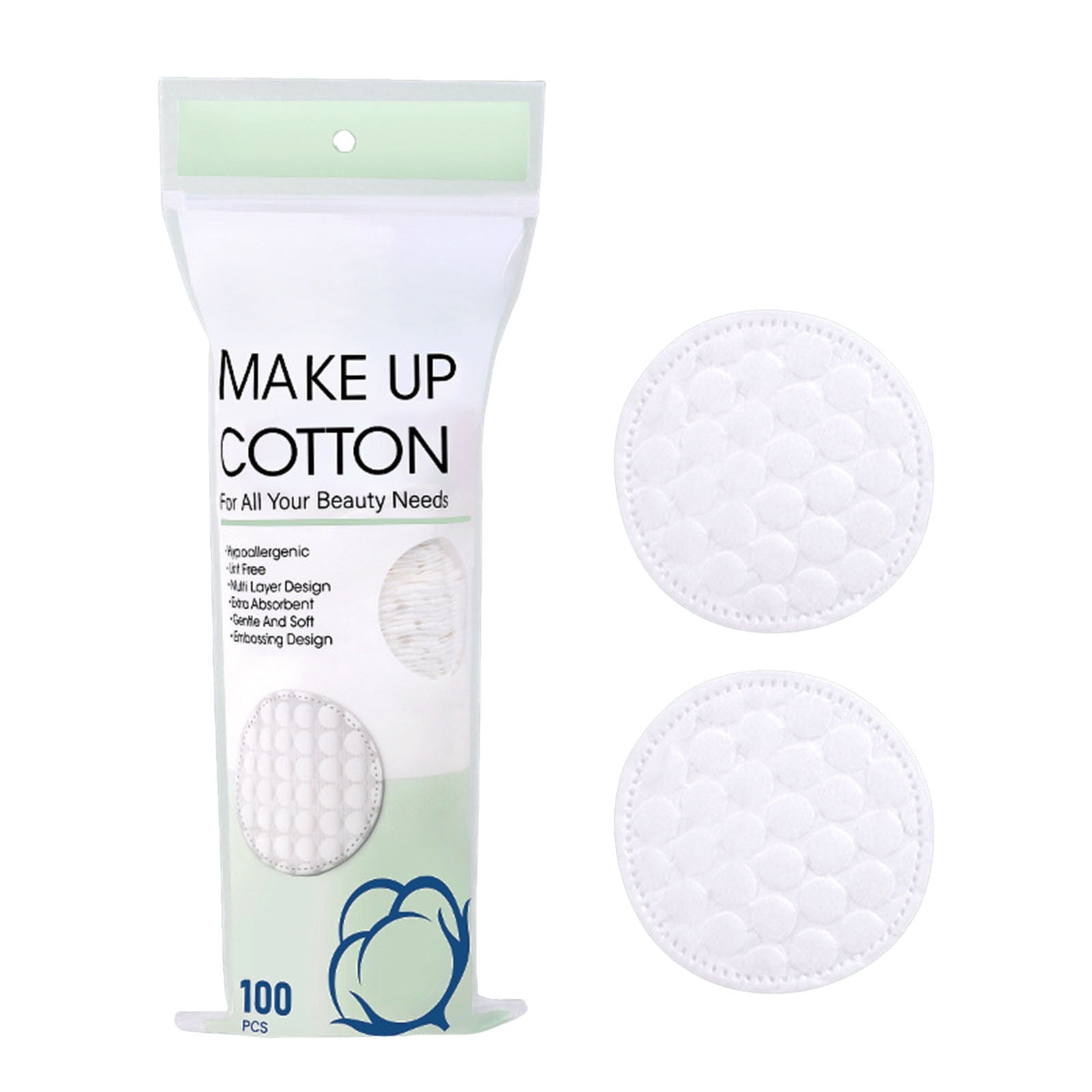 Beauty Tools 100pcs Soft Round Pads for Makeup Removal Gentle Cleansing ...