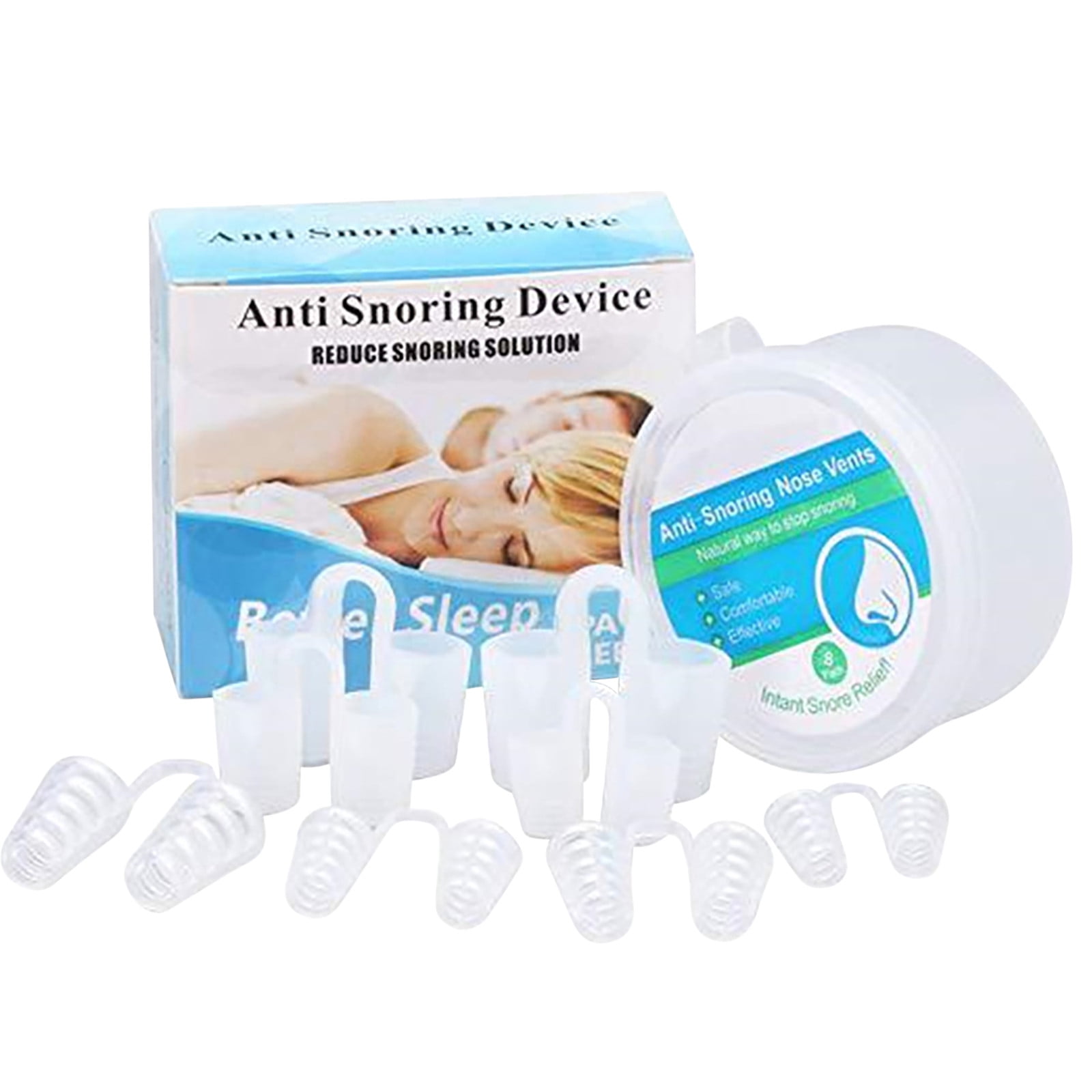 Beauty Tools Snoring Plugs 8 Pieces Snoring Nose Clips Magnetic Nose ...