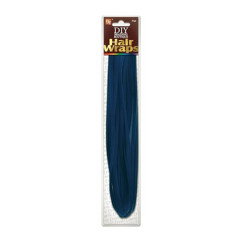 Beauty Town DIY Braiding Boutique Hair Wraps-Flat, Navy Blue,Pack of 12 ...