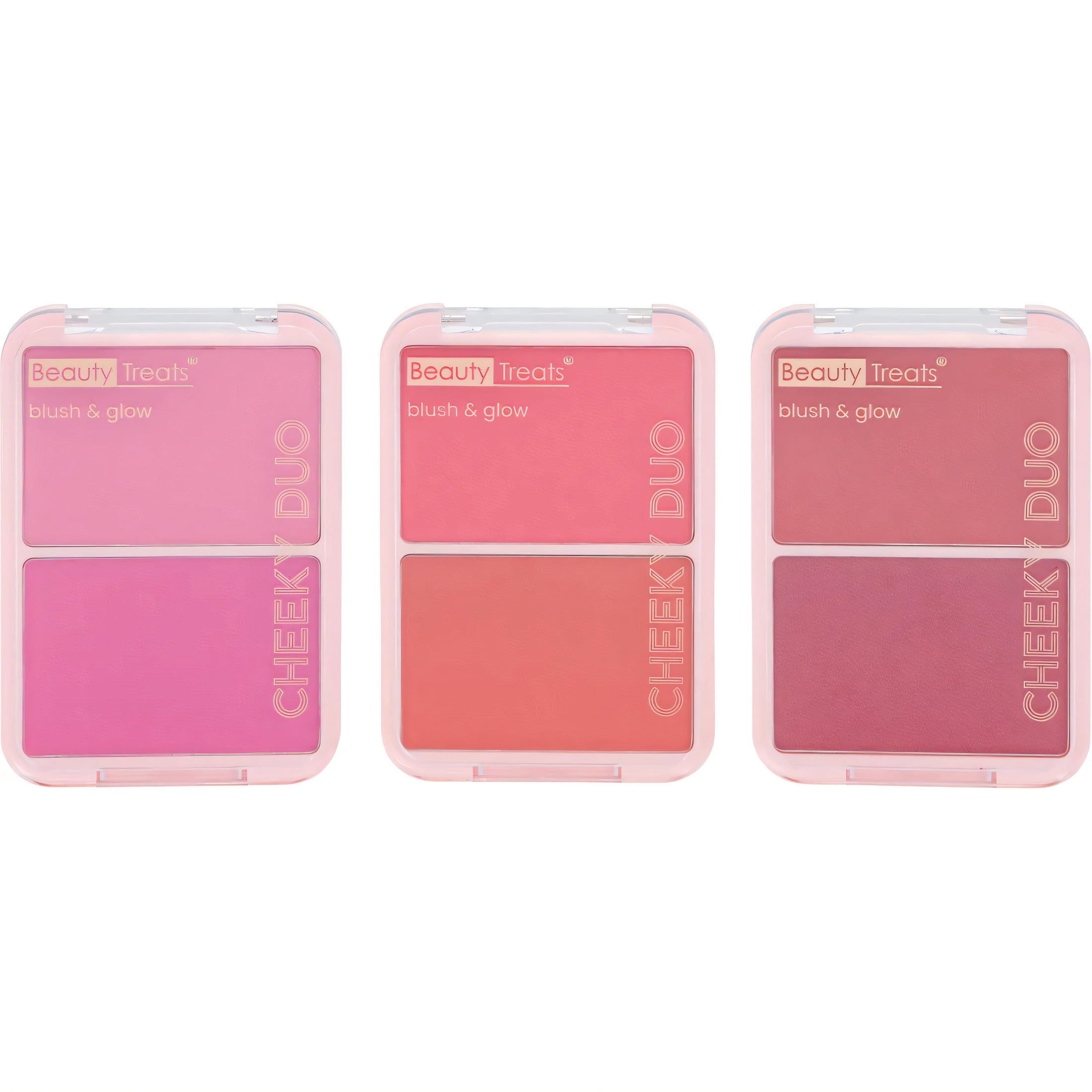 Beauty Treats Cheeky Duo Blush & Glow - Cheeky Duo - 3 - Walmart.com