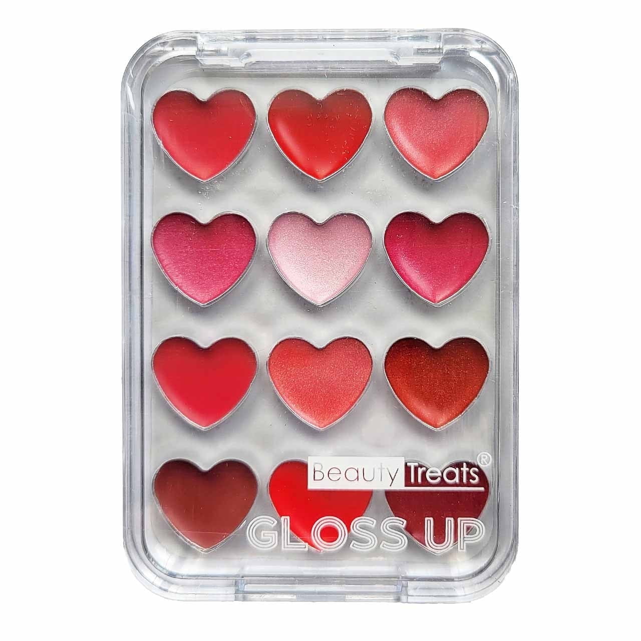 Beauty Treats Gloss Up 12 Color Heart Shaped Lip Gloss Kit 1 - Walmart.com