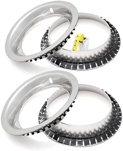 Beauty Trim Rings for 15 inch Rally Wheels 3 inch Deep, Rally Polished ...